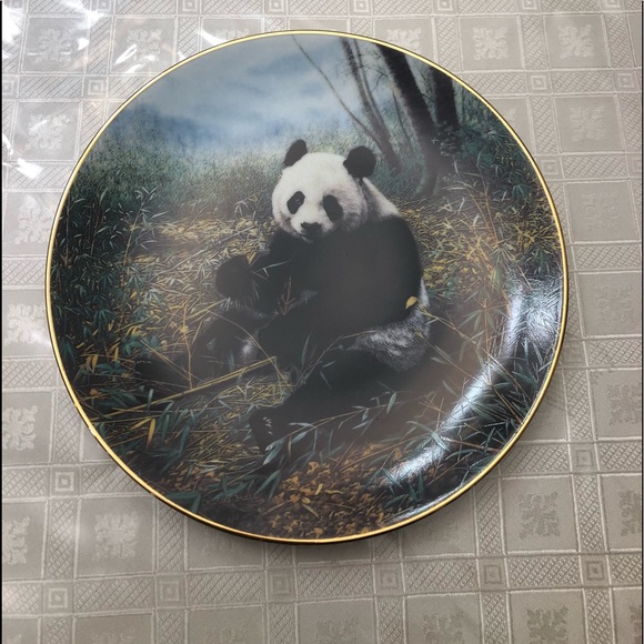 Kitchen | Collection Vintage Panda Plate | Poshmark